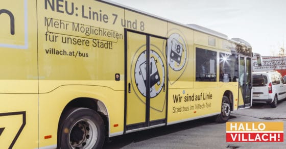 Stadt Villach fördert Bus- und Bahnkarten - Hallo Villach
